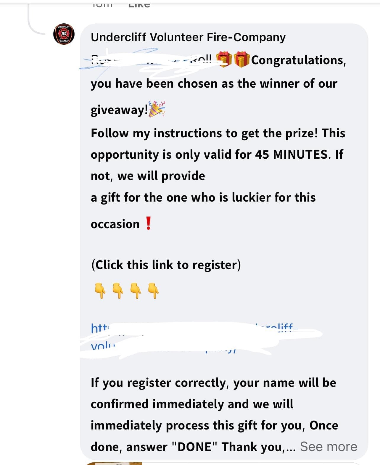 ‼️SCAM ALERT‼️ – Undercliff VFC