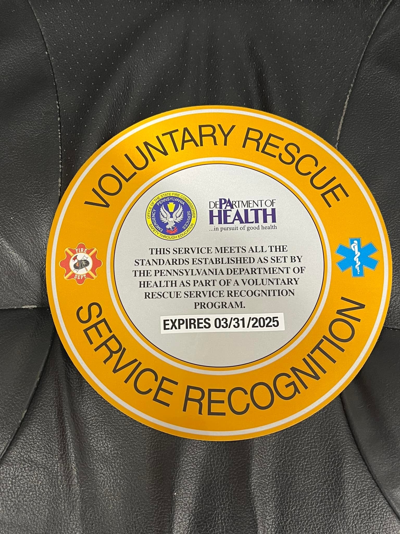 UNDERCLIFF VFC EARNS STATE RESCUE CERTIFICATION – Undercliff VFC